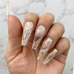 30 Chic Marble Nail Designs to Bring to the Salon - Fame & Frills