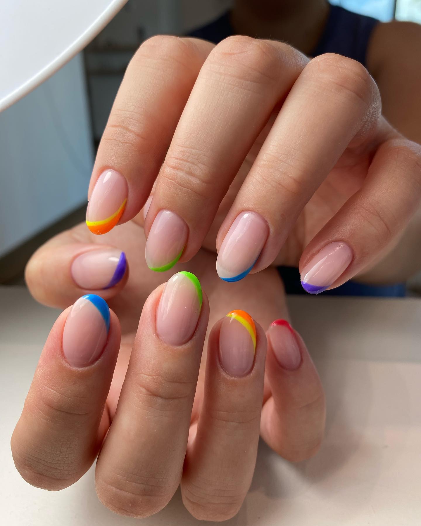 21 Bold and Vibrant Neon French Nail Designs to Elevate Your Look ...