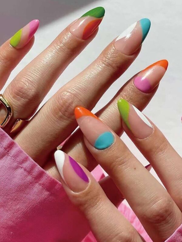 25 Lively French Nail Looks to Brighten Your Day - Fame & Frills