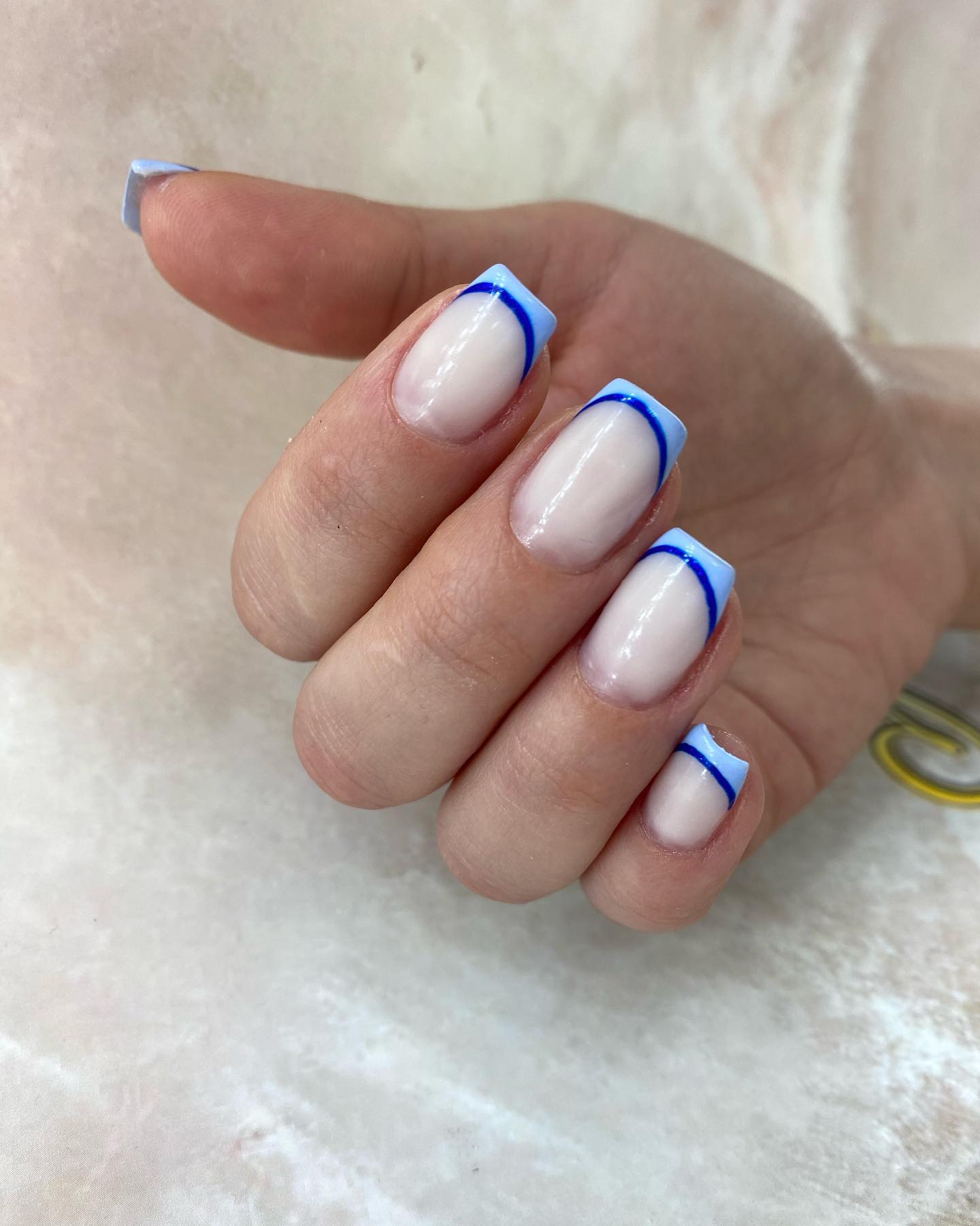 21 Baby Blue Nail Designs That’ll Make Heads Turn! - Fame & Frills