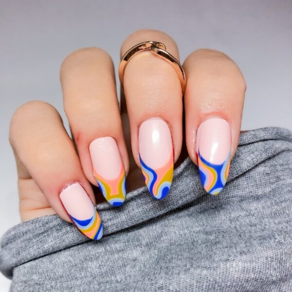 25 Lively French Nail Looks to Brighten Your Day - Fame & Frills