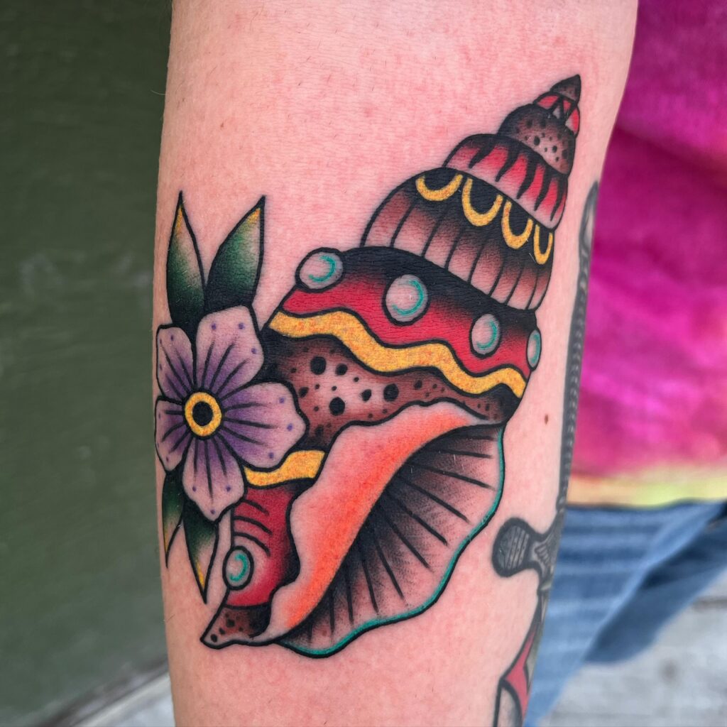 24 Seashell Tattoos Trending Ideas For Women - Fame & Frills